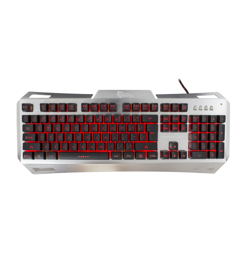 Vlerësimet e produktit:Tastiere Gladiator White Shark Keyboard GK-1623 ...